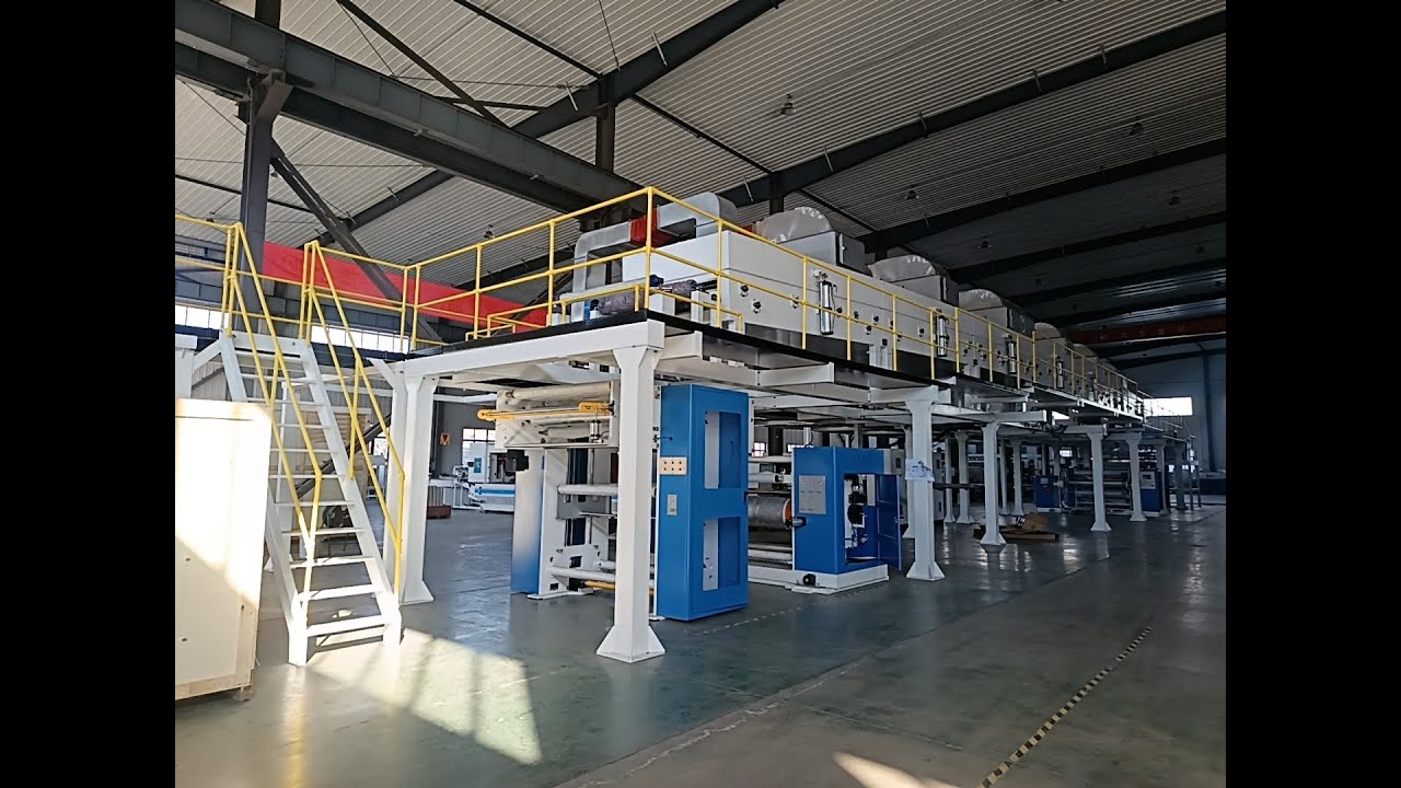 PE / PET Protective Film Coating Machine #furimach Polyethylene / Polyester Film Coating Line