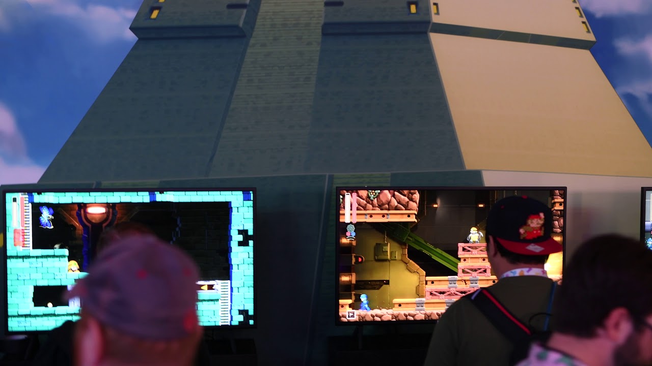 Mega Man 11 booth at PAX2018