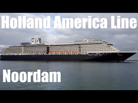 Holland America Line's Noordam arrives at Adelaide's Outer Harbor.