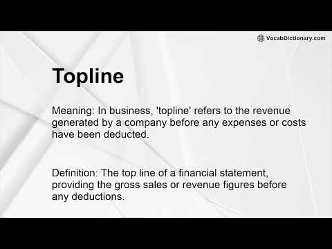 Topline Meaning