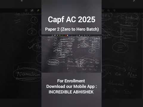 Capf AC Paper 2 Program | Most Unique Program #capf2025 #capfac2025 #capfpaper2