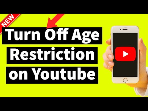 How To Fix YouTube Sorry This Content is Age Restricted | How to Turn Off Age Restriction on Youtube