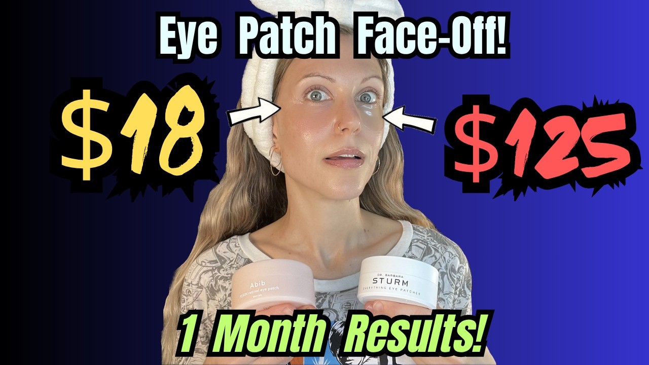 K-Beauty vs Luxury Eye Patches: 1 Month Results!