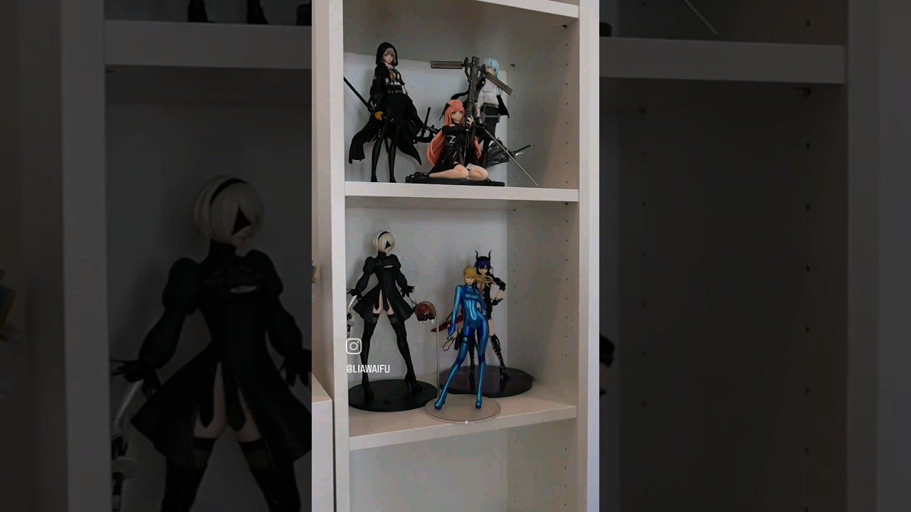 Built a new shelf for my anime figure collection 🌟 #anime #animefigure #animeroom #figurecollection