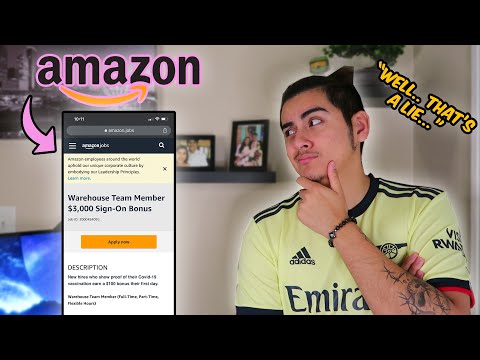 Amazon Offering New Employees $3,000 AND $22/HR?!