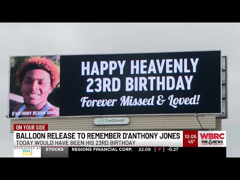 Balloon release to remember D'Anthony Jones - Wednesday would have been his 23rd birthday