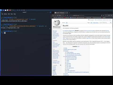 Base64 encode and Decode at the command line