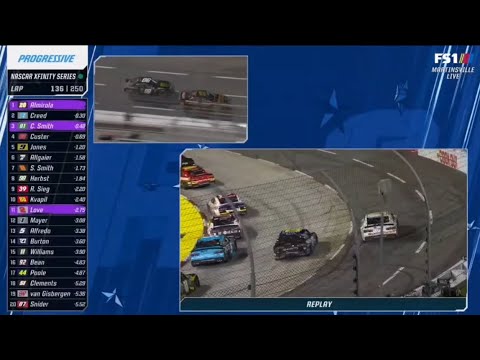 FIRST LAPS OF FINAL STAGE - 2024 DUDE WIPES 250 - 2024 NASCAR XFINITY SERIES