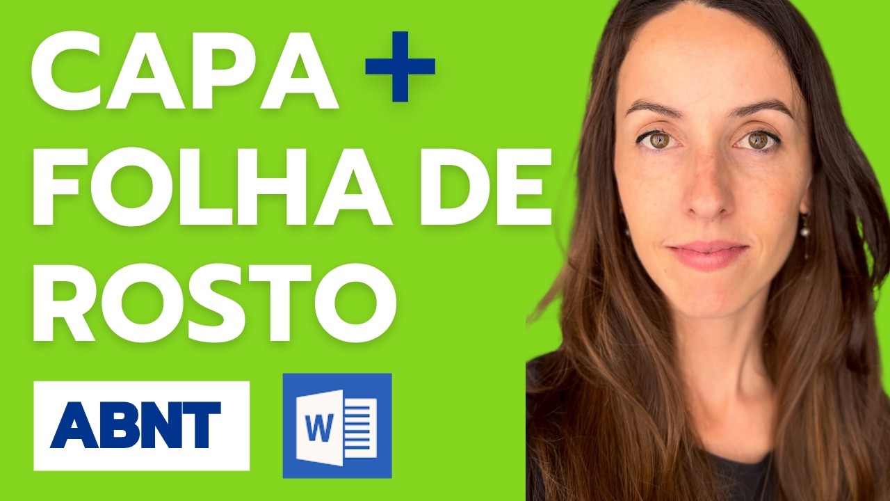 Capa e Contracapa ABNT - Word (Válido 2026)