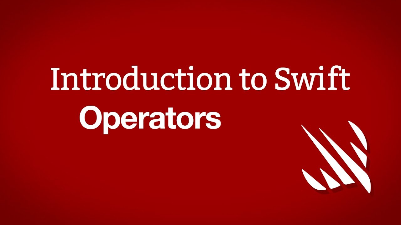 Introduction to Swift: Operators