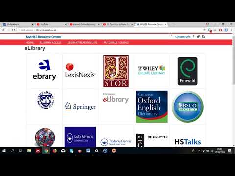 kasneb eLibrary 01 Application for access