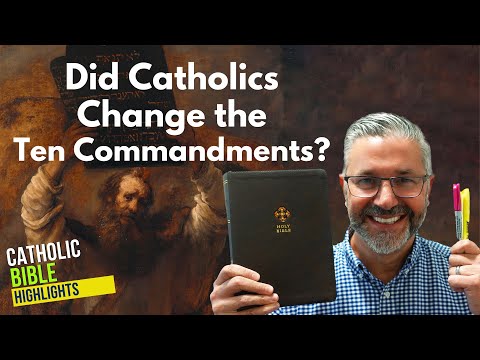 Did Catholics Remove the 2nd Commandment from their Bibles? FIVE VERSES!!!!