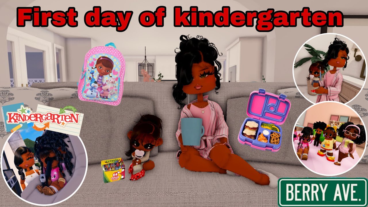 🏫FIRST DAY OF KINDERGARTEN! *SHE THREW A TANTRUM?!* |Berry Ave Roblox Roleplay #roblox
