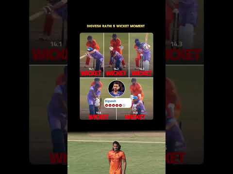 DIGVESH RATHI 5 WICKET MOMENT IN TAMIL || #shorts #sjinform #cricketfacts #facts
