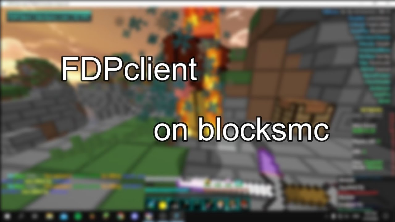 Fdp client on blocksmc | Full bypass