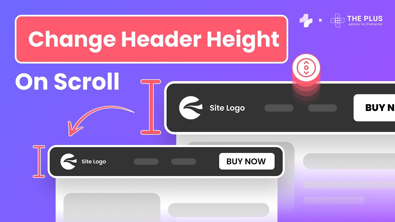 How to Create Shrinking Header Effect in Elementor - Change Height on Scroll