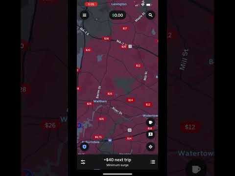 Boston Uber Driver $40 SURGE #uber #lyft #rideshare #ubereats #doordash #boston