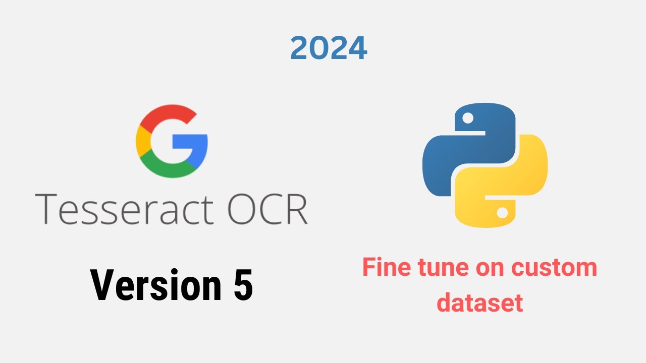 How to Train Tesseract OCR Engine 5 on Custom Data
