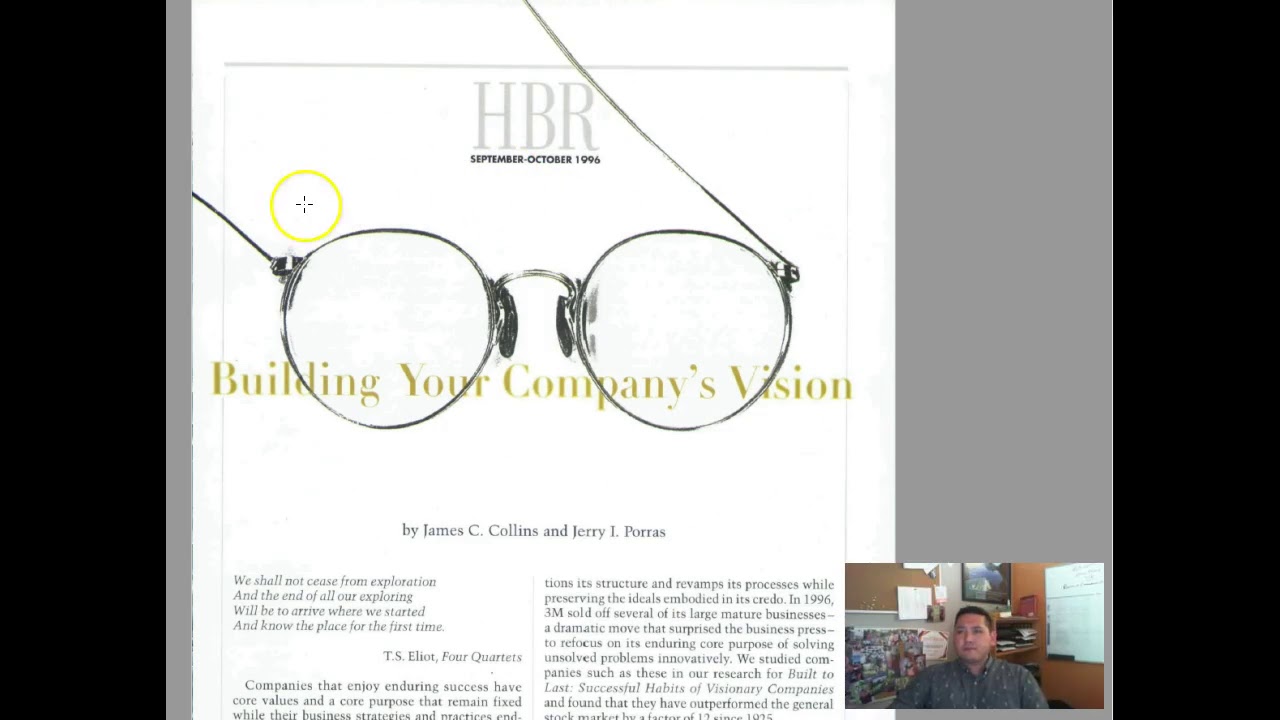 BUS470 Building your Company's Vision Mini-Lecture