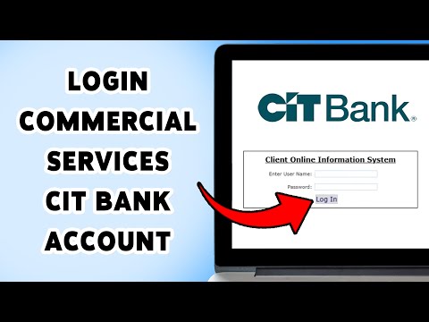 How To Login Commercial Services CIT Bank Account 2025 | Sign In & Access Business Banking Dashboard