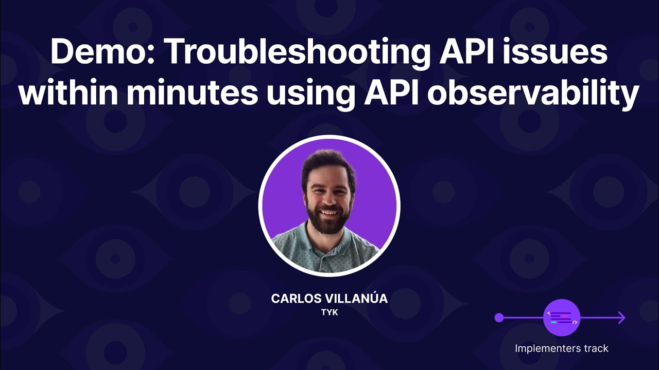 Demo  Troubleshooting API issues within minutes using API observability