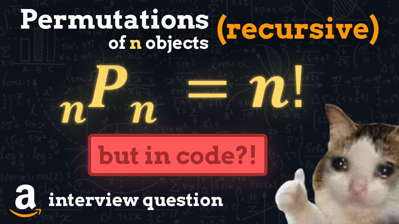 Permutations - leetcode 46 - Recursive