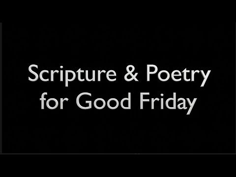 Poetry for Good Friday | ordainedgeek