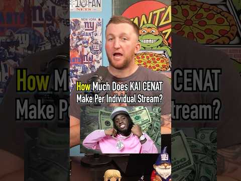 How Much Does KAI CENAT Make Per Stream?! #shorts #kaicenat #stream #money #twitch #kai