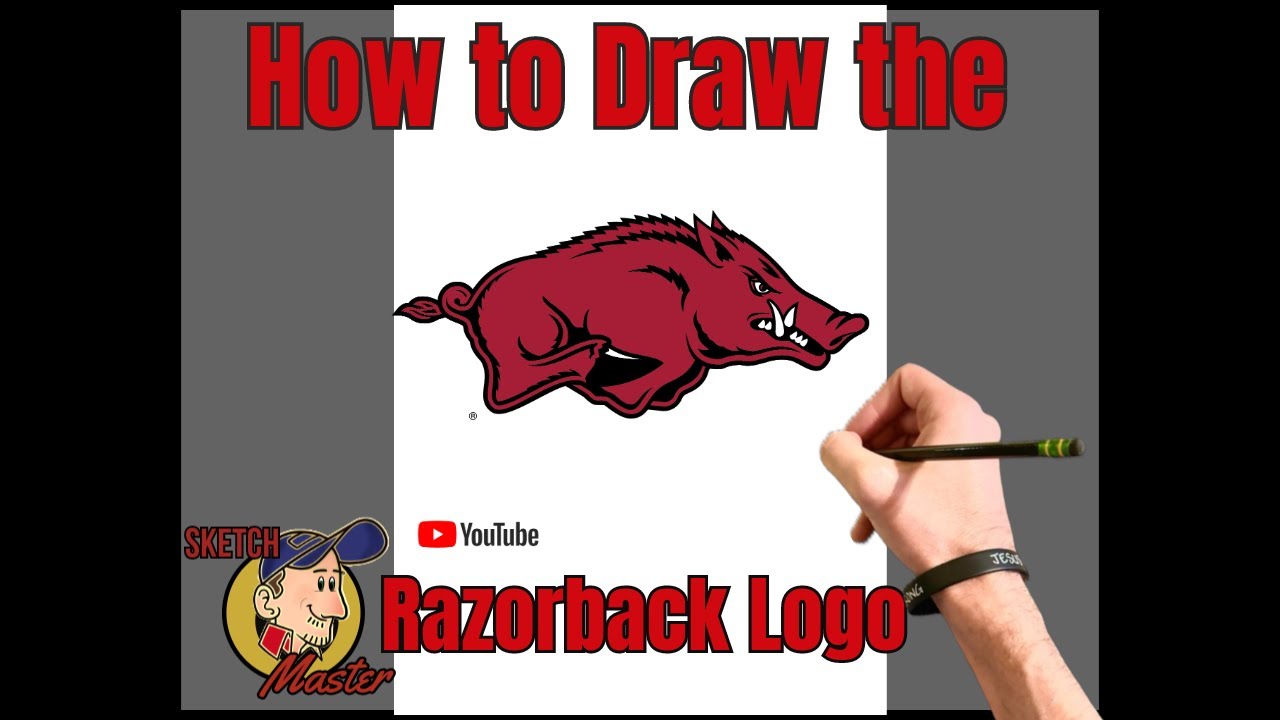 How to Draw the Arkansas Razorback Logo