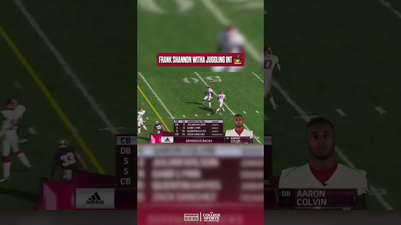 Sideline to sideline or straight downhill  Frank Shannon was flying around every snap 🔥