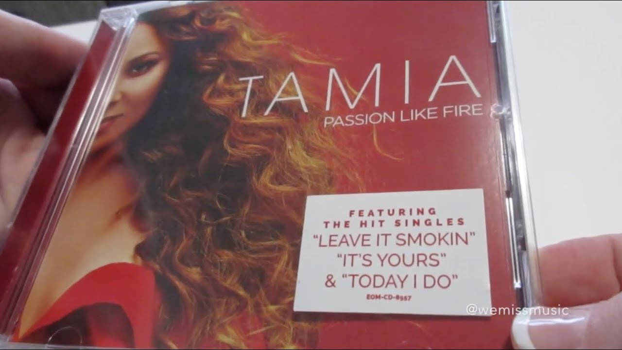 Unboxing: Tamia - Passion Like Fire CD Album (2018)