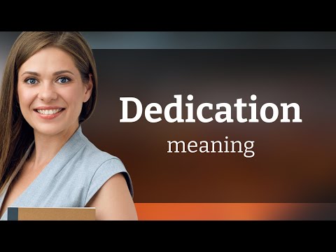 Mastering the Phrase "Dedication"