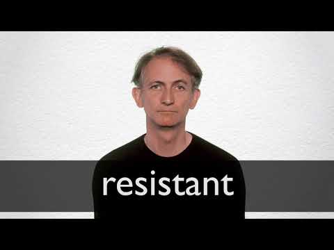 RESISTANT definition and meaning | Collins English Dictionary