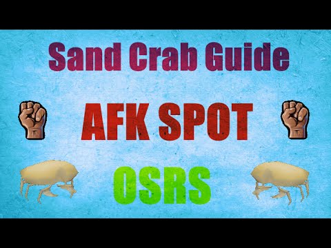Sand Crab Guide 2007 / Location Afk Combat Training Spot Oldschool Runescape (OSRS)