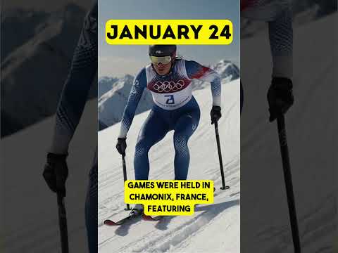 On This Date #January 24 #1924 the first #winterolympics were held