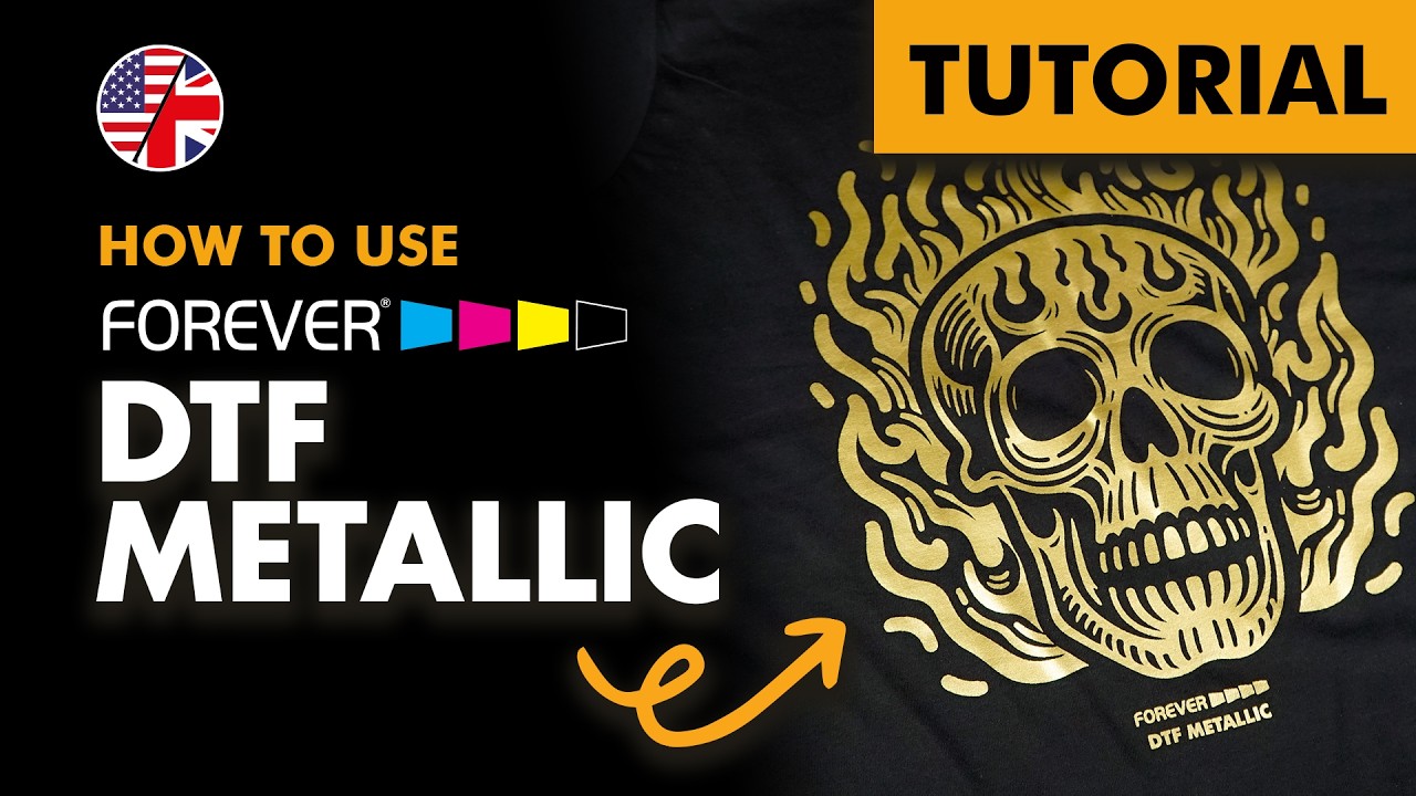How to use FOREVER DTF Metallic | Tutorial