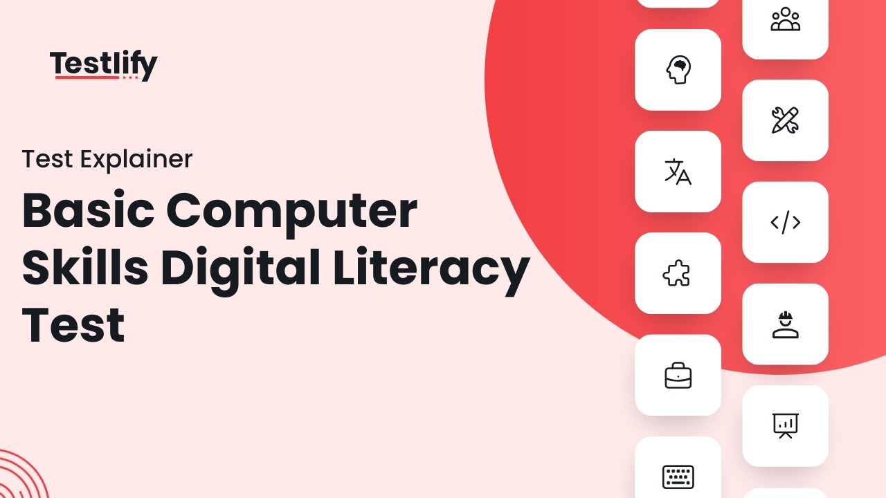Basic Computer Skills Digital Literacy Test | Testlify