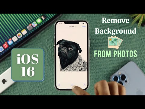 iOS 16: Remove Background From Photos on iPhone! [Change Background]