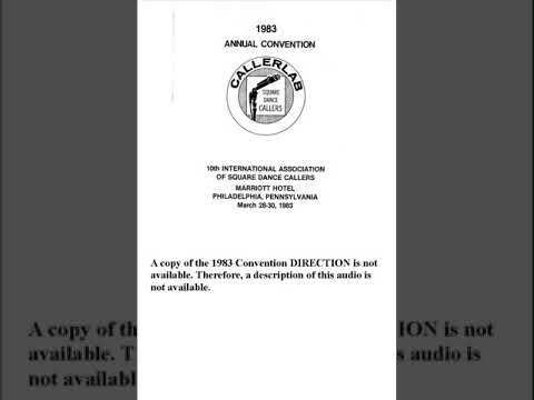1983 CALLERLAB Conv Teaching - Dance By Definition