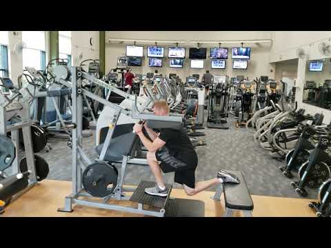 Lever Single Leg Split Squat (plate loaded) | myworkouts.io