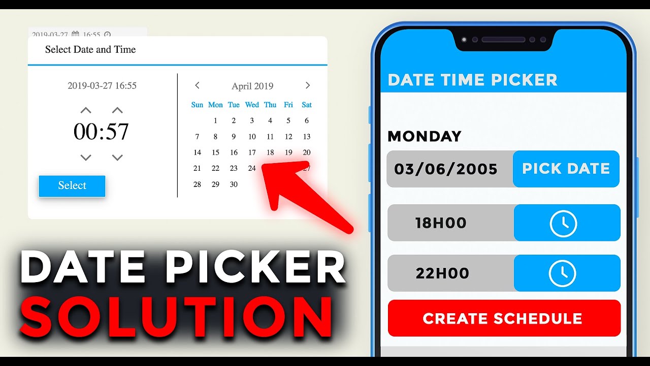 Create a  Date-Time Picker in FlutterFlow Without Coding 🌟