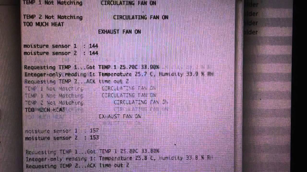 Smart grow room early prototype arduino