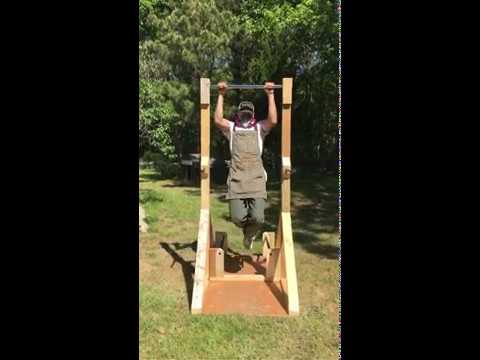 DIY PULLUP BAR AND OUTDOOR GYM SETUP