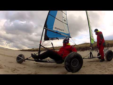 Start of the 4th 50 km beach Blokart marathon