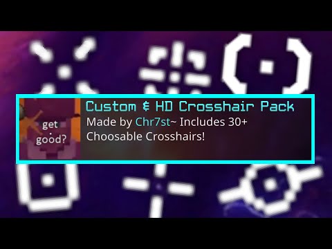 Java Crosshairs on Bedrock! 30+ Crosshairs