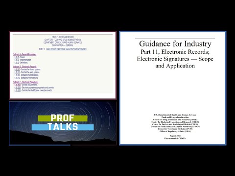 21 CFR Part 11 | Electronic Records & Electronic Signatures | GxP Computer System requirements