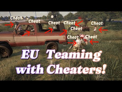 EU Teaming with Cheaters - Names On - PUBG PC