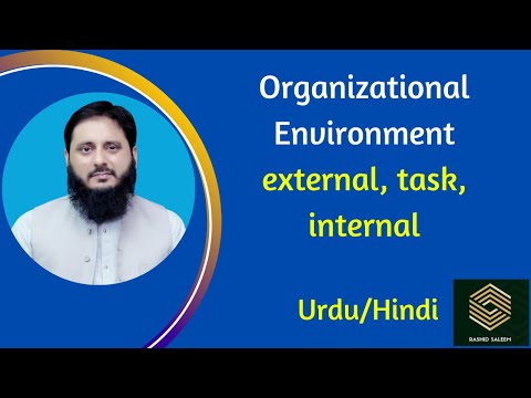 Organizational environment---Urdu/Hindi--- by Rashid Saleem