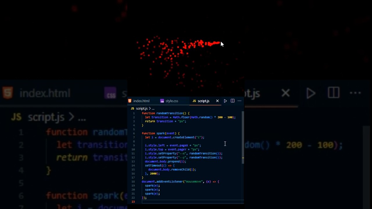 Create Stunning Cursor Animations with #html #css  and #javaScript!
