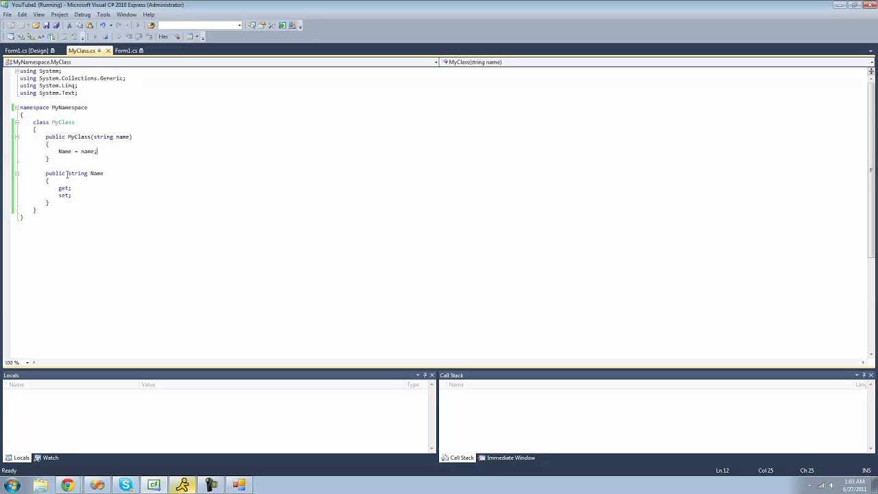 C# Beginners Tutorial - 23 - Creating Your Own Properties